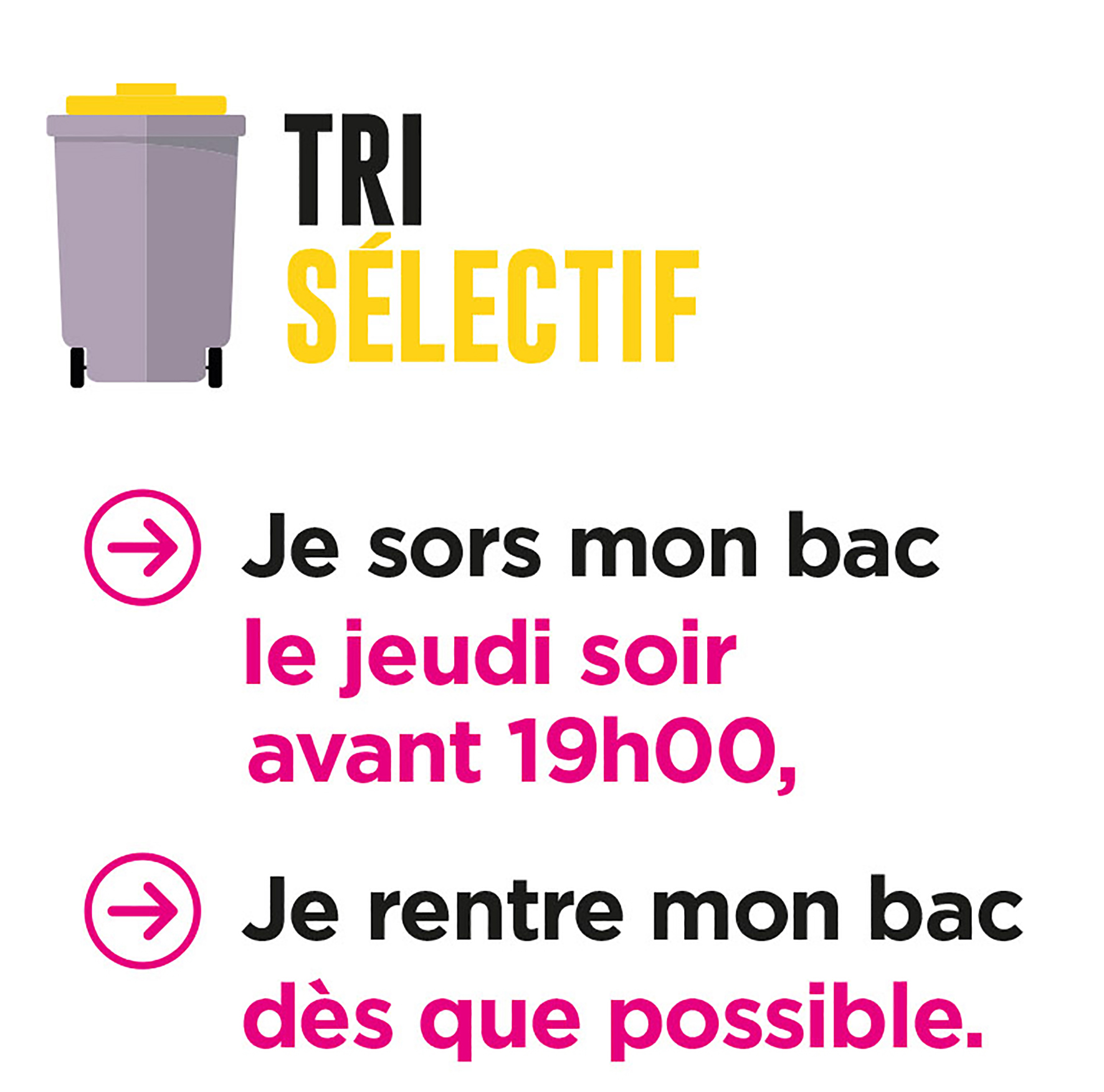 Tri sélectif - Mairie de La Roquette-sur-Siagne